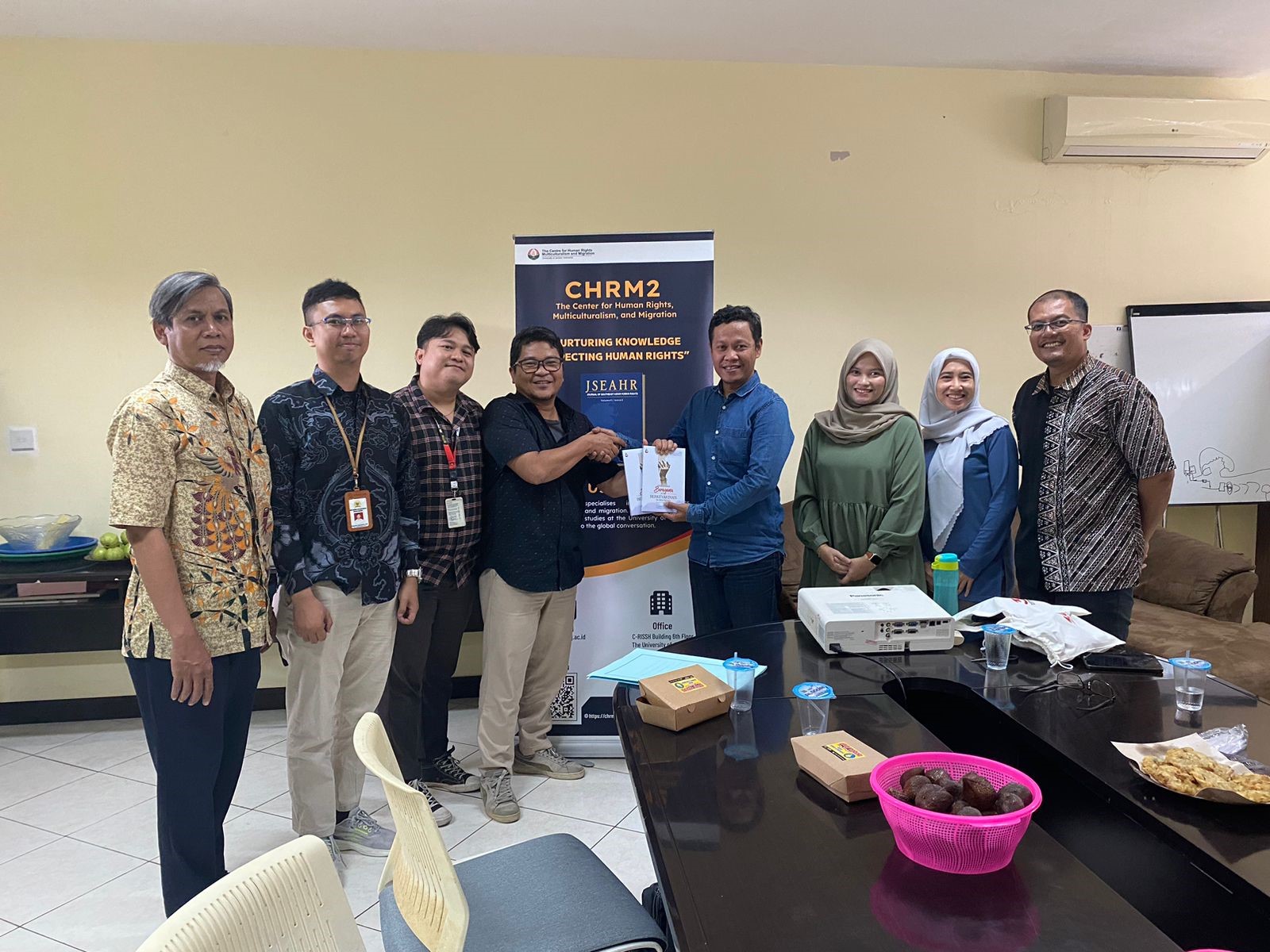 Komnas HAM Visits the Centre for Human Rights, Multiculturalism and Migration (CHRM2) at the ...